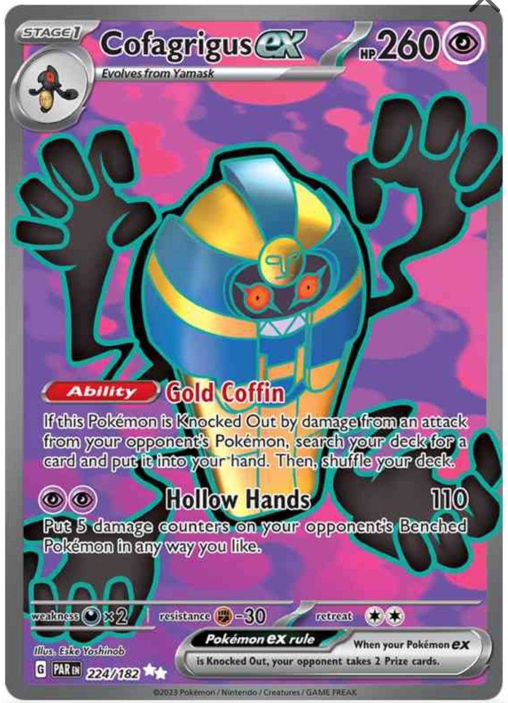 Cofagrigus EX 224/182 – Centro Poke Coapa