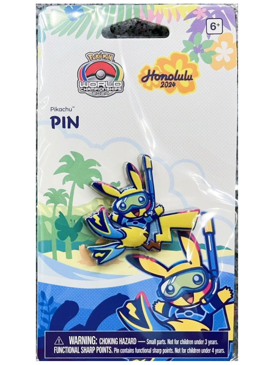 Pokémon World ChampionShip Honolulu 2024 Pikachu Pin – Centro Poke Coapa
